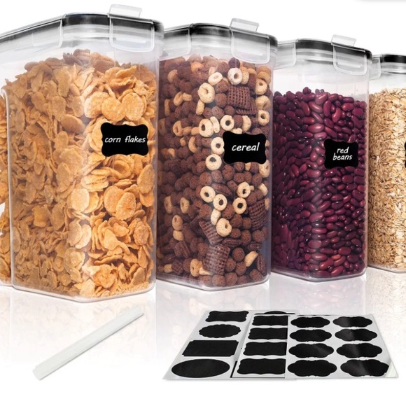 VTopMart | Kitchen | Airtight Food Storage Containers 4 Piece Set ...